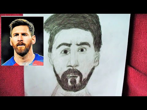 Lionel Messi Çizim Denemesi Drawing Short Video👏👏 🙋‍♀‍