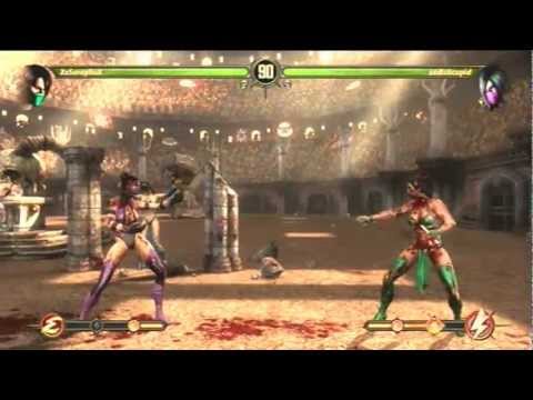Mortal Kombat 9 (2011) Online ☆ Jade vs Mileena (Player Matches)