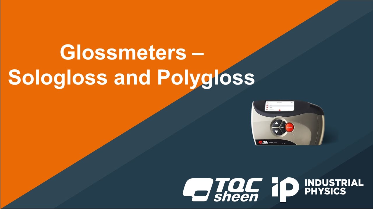 Accurate and Portable Glossmeters, SoloGloss & PolyGloss - TQC Sheen ...