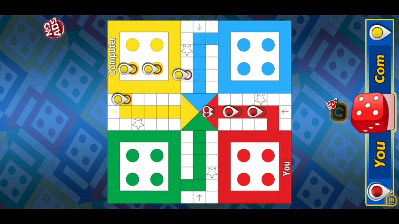 Ludo King Game Play Me vs Computer | ludo king computer match ...