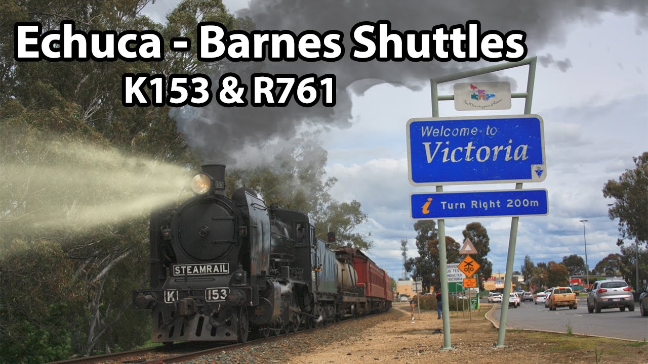 Steam Trains Over The Murray River - SRV Echuca-Barnes Shuttles - YouTube