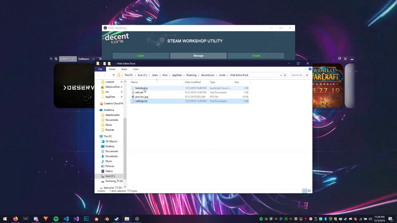 Decent Icons 2 - Mod Settings and Folders - YouTube
