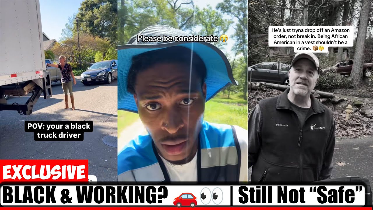 BLACK delivery drivers Deliver to White Neighborhoods But Still Get ...