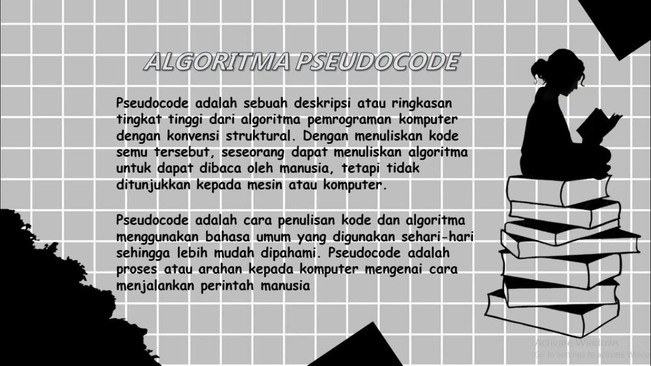 Pengertian Dari Notasi Algoritma Deskriptif, Pseudocode, Dan Flowchart - YouTube