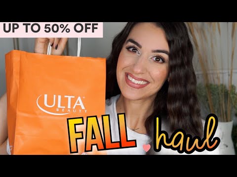 DRUGSTORE ULTA FALL HAUL!! & HUGE 40% OFF SALE! - YouTube