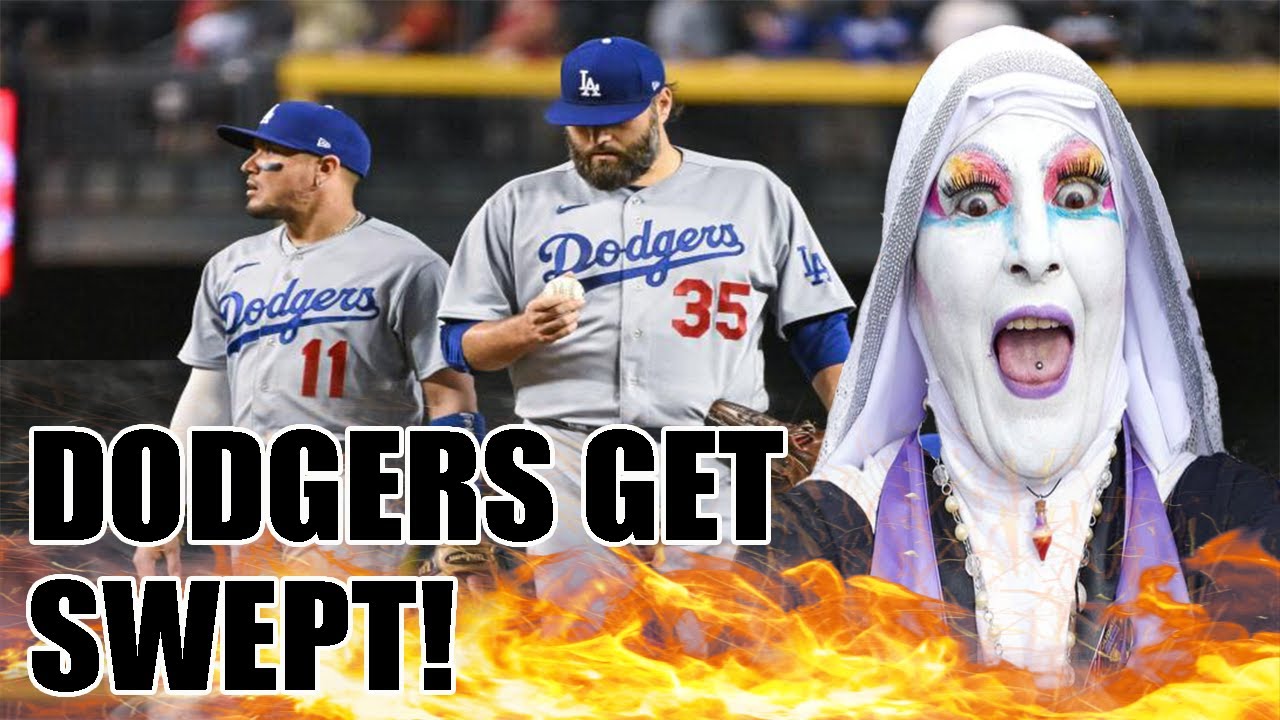 Dodgers get EMBARRASSED! SWEPT by D-Backs after honoring Drag Nun ...
