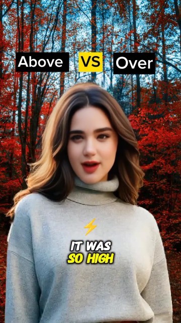 Above VS Over | What's the difference? - YouTube