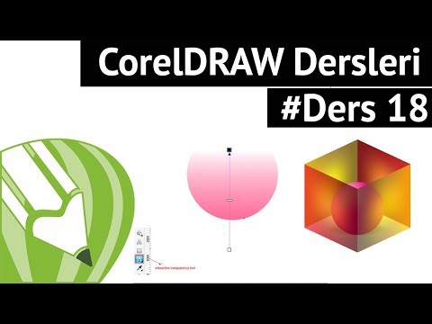 COREL'DE ŞEFFAFLIK AYARLARI (TRANSPARENCY) | Corel Draw Dersleri