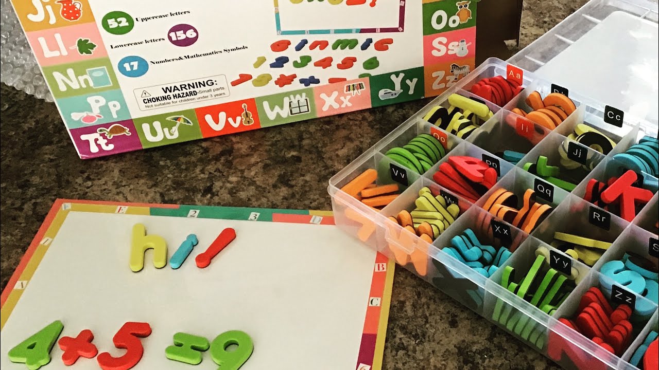 GINMIC Magnetic Letters & Numbers Board Review | Educational Toys ...