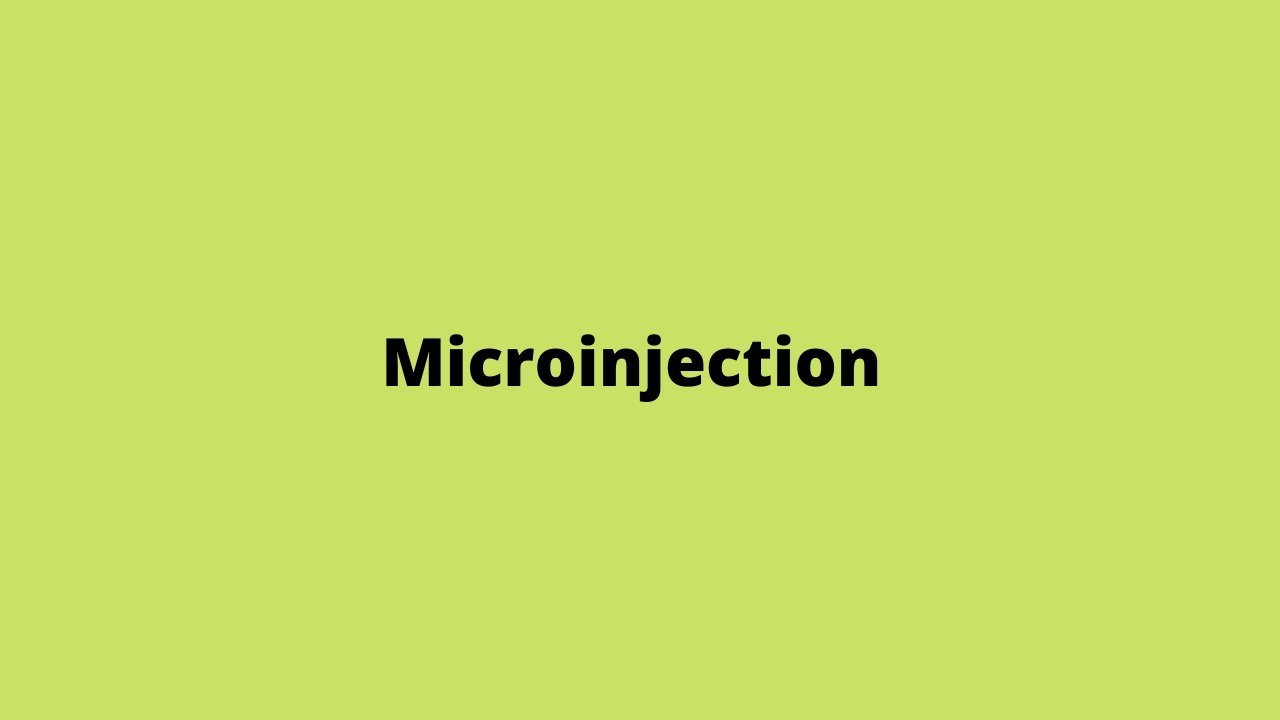 Microinjection || Transfection || transformation || Genetic engineering ...