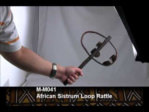 Africa Imports | African Sistrum Loop Rattle - YouTube