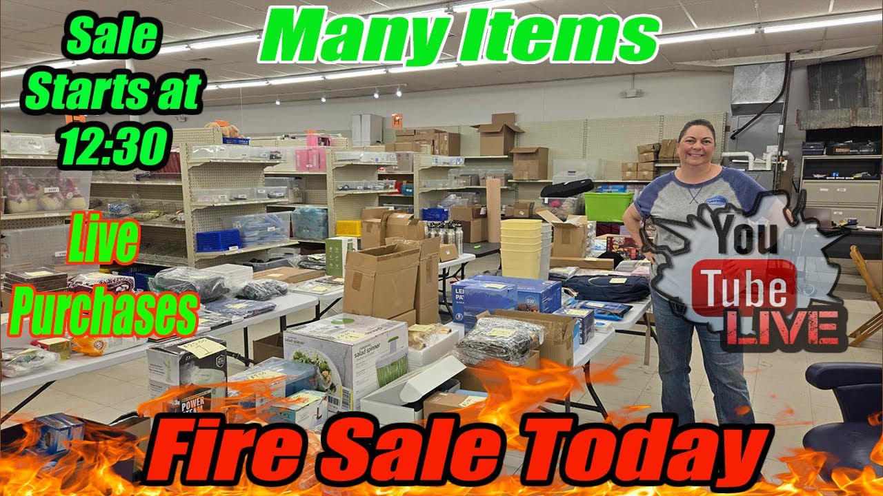 Live Fire Sale! Buy direct from us! Kitchen items, lawn decor, bags ...