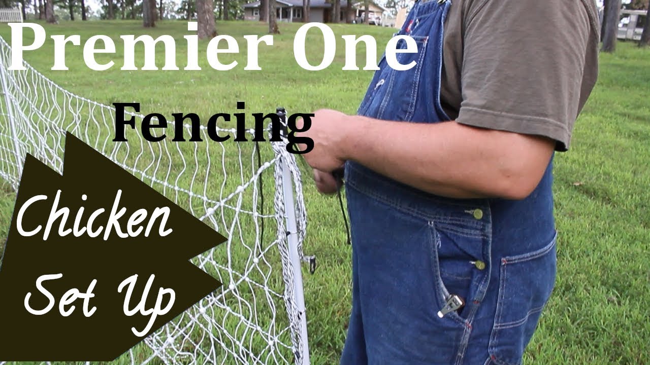 Premier One Fencing Unboxing | Small Farm sets up Chickens | Chicken ...