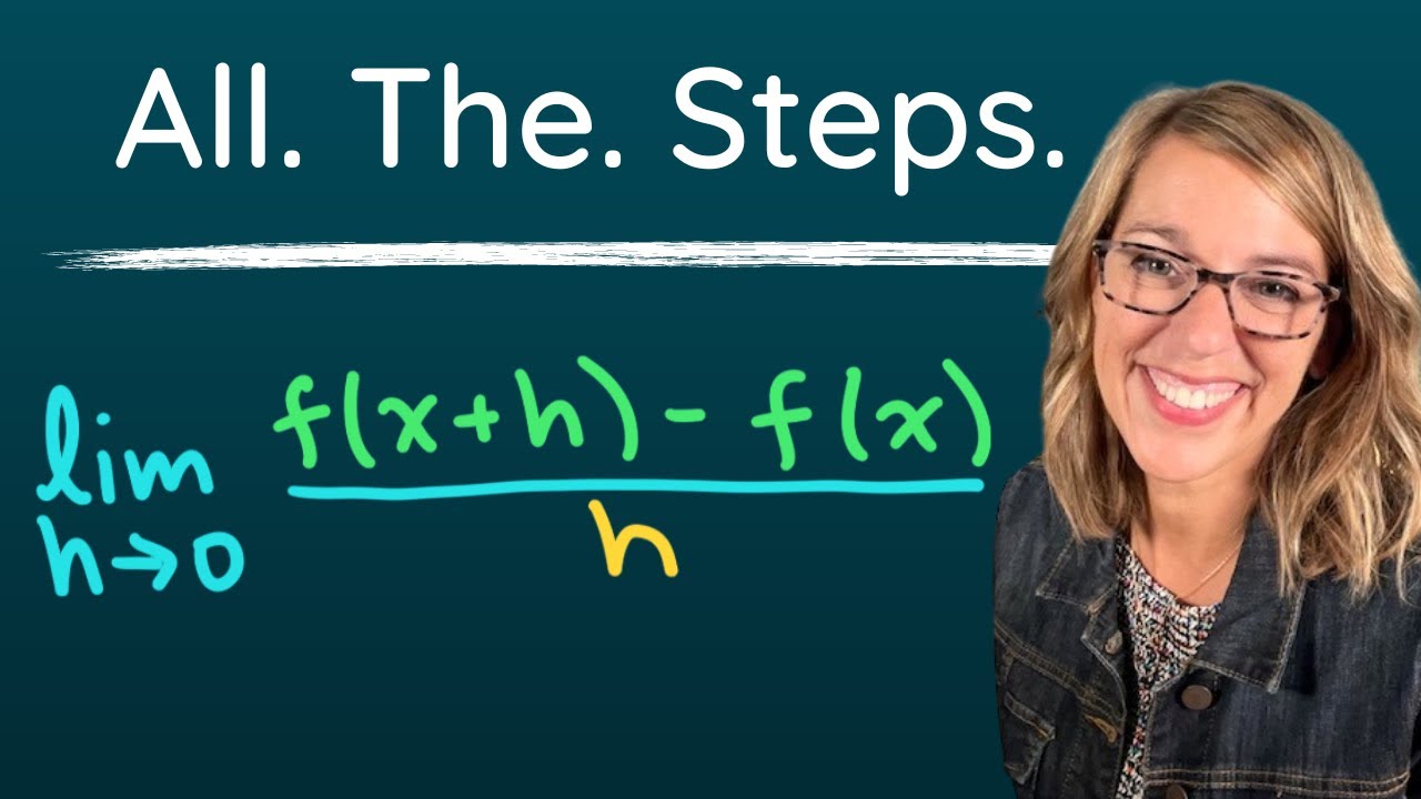 Limit Definition of Derivative Step-By-Step - YouTube