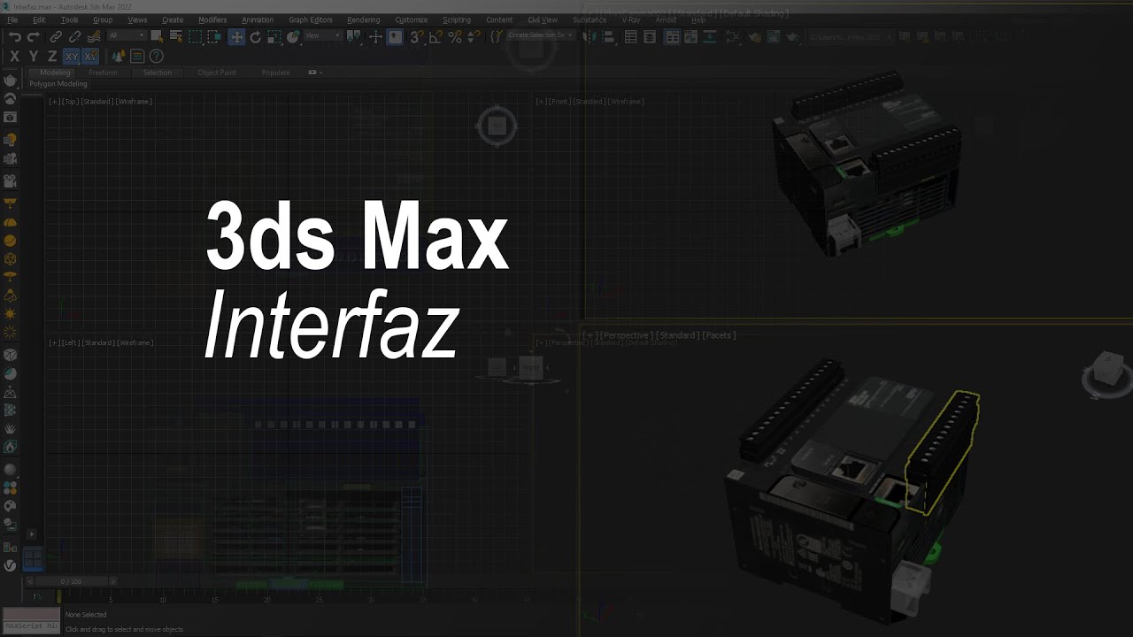 Interfaz 3Ds Max - YouTube