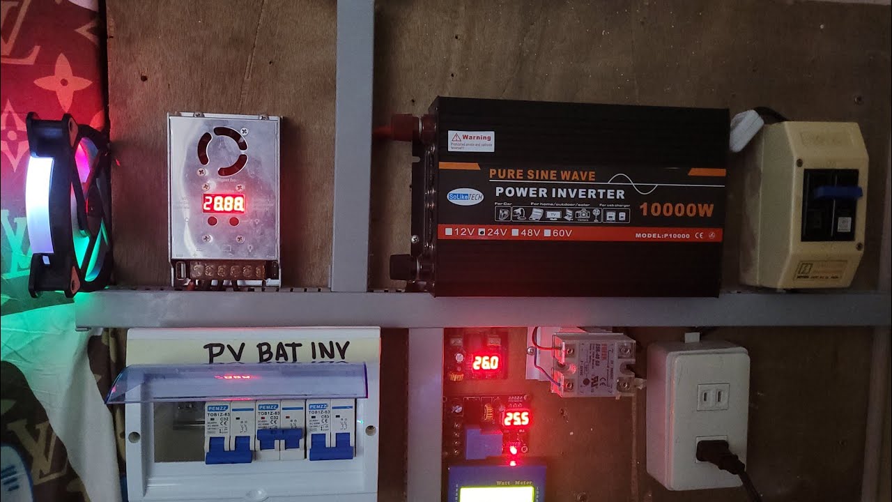 Malakas na MPPT basic 24v pure Off-grid Solar setup Roexby stepdown ...