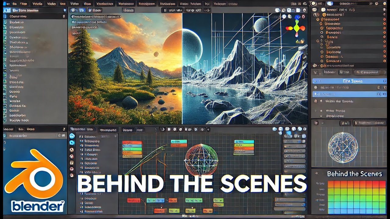 worlds beyond 3d blender showcase behind the scene - YouTube