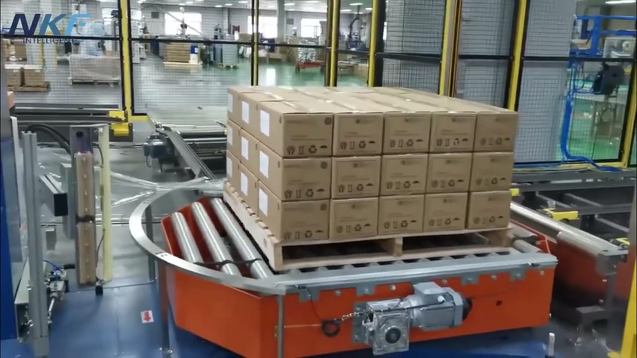 Case Demonstration of KUKA robot that is used for palletizing project ...