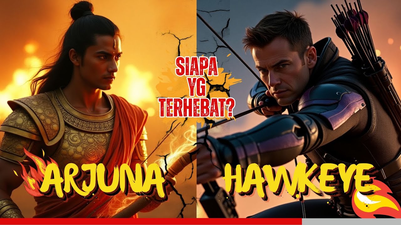 ARJUNA vs HAWKEYE – Duel Abadi Sang Pemanah Legenda! | Siapa yang ...