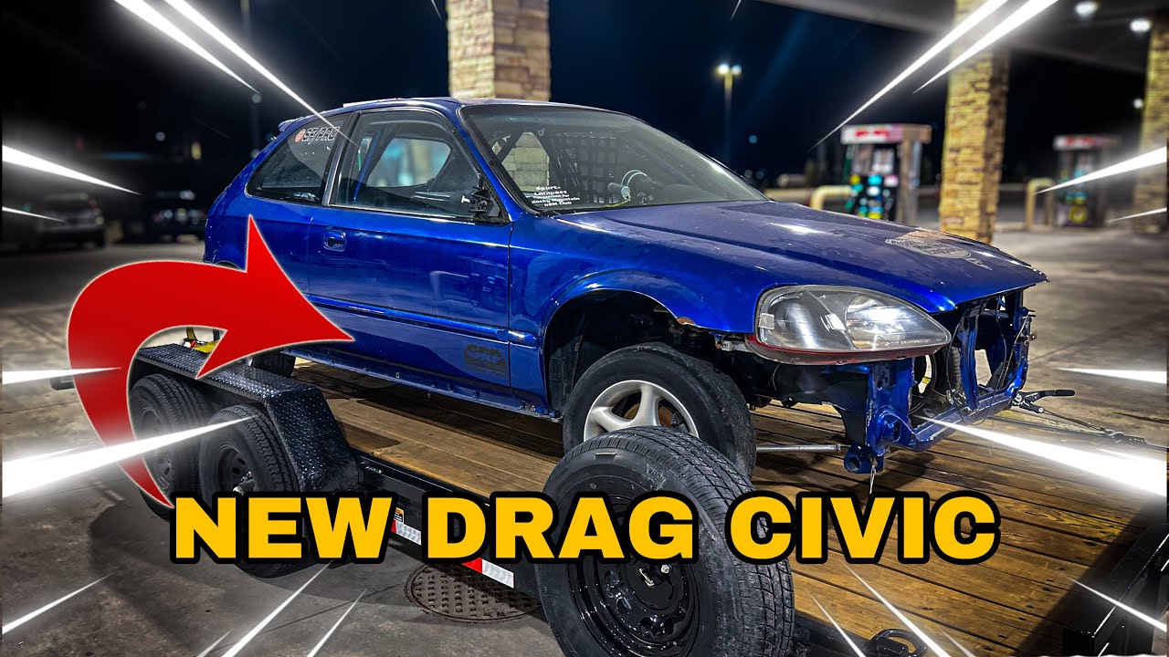 WE GOT A DRAG EK HATCH!!!! - YouTube