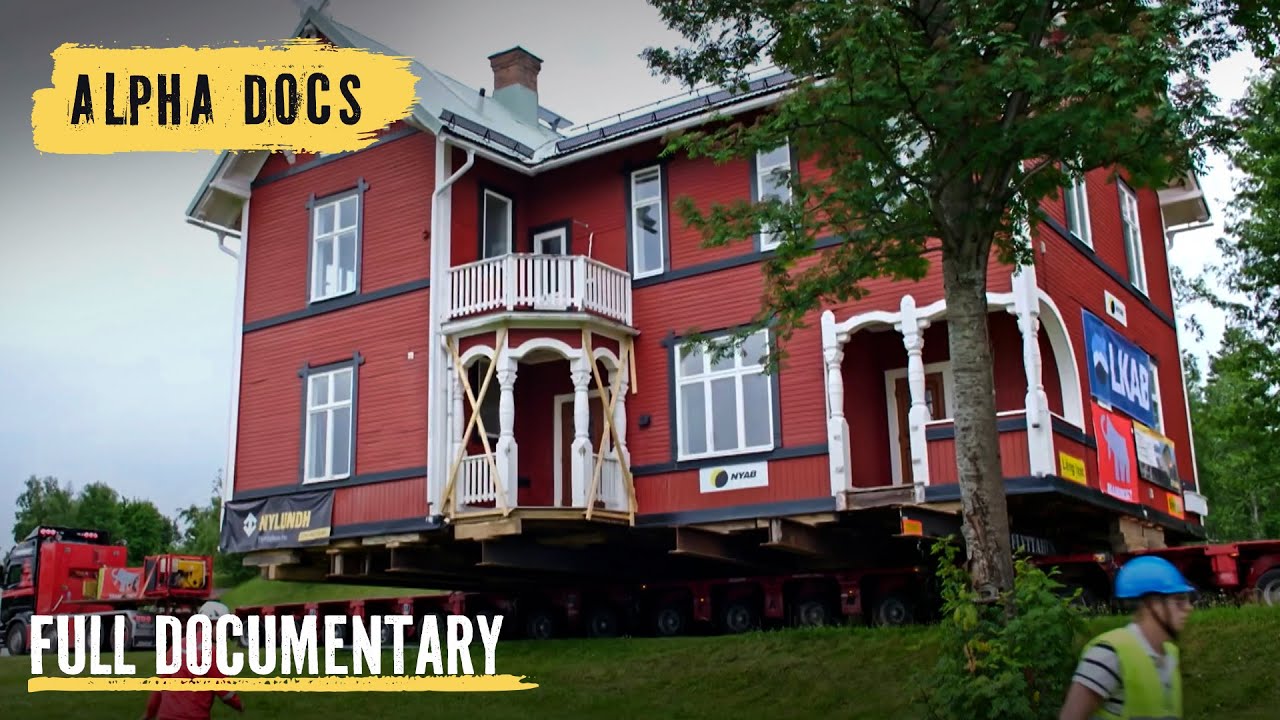 They Lifted a 98-Year-Old House to Save a Village | Mega Transports ...