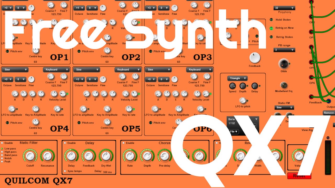 Free Synth - QX7 by Quilcom (No Talking) - YouTube