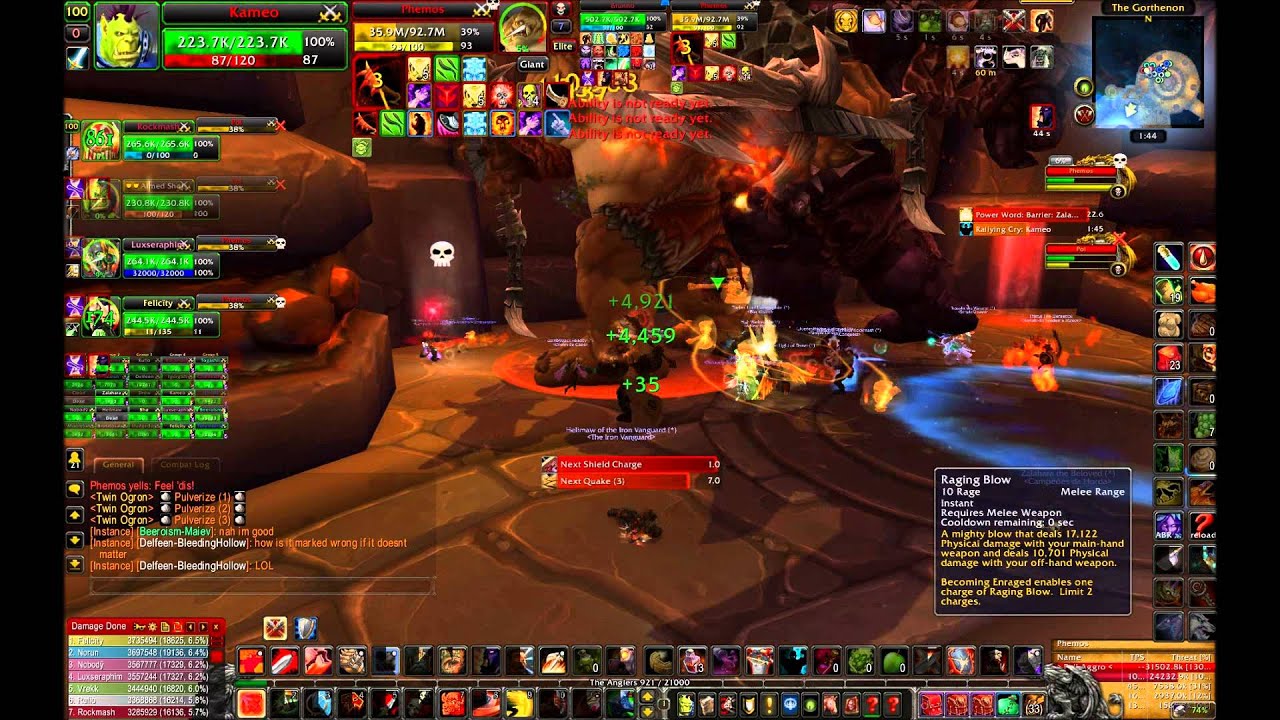 World of Warcraft Warlords of Draenor Highmaul Arcane Sanctum - YouTube