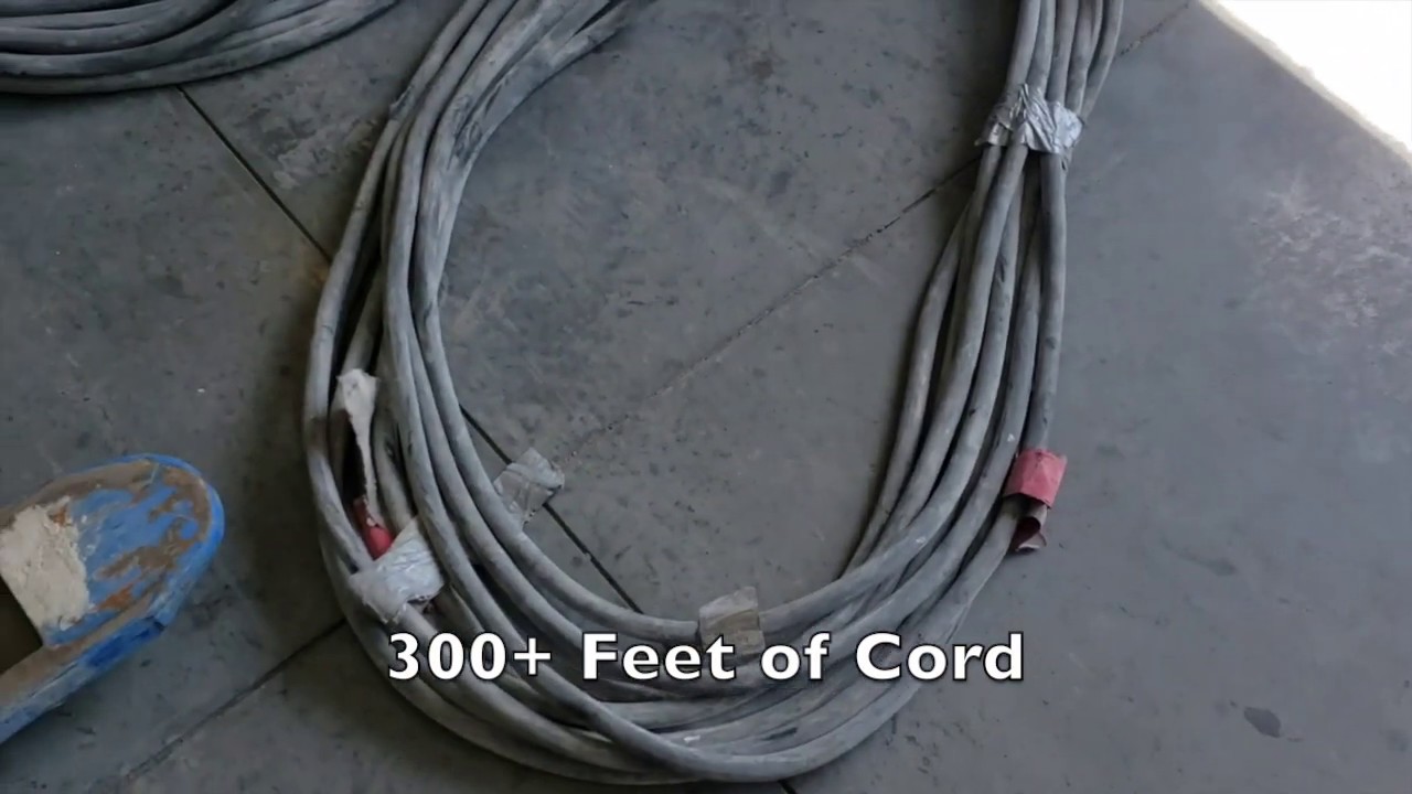 23kW 480V Generator with 300+ of cord - YouTube