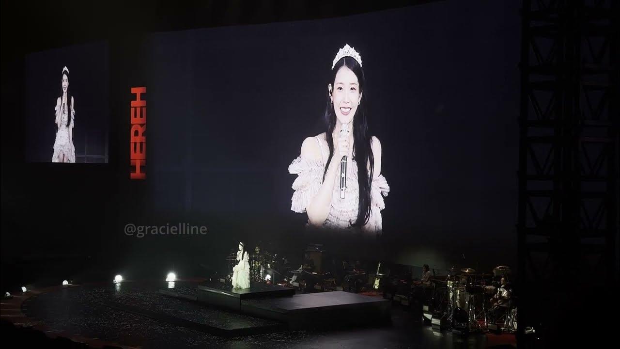 [4K] 아이유 IU 'Through The Night' 밤편지 FANCAM | IU H.E.R. World Tour Concert Kuala Lumpur ...