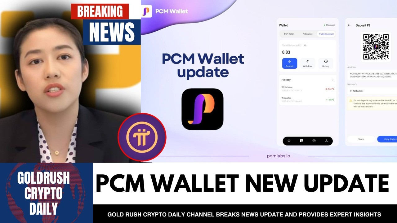 BREAKING NEWS: HUGE PCM WALLET UPDATE FOR PI NETWORK – MASSIVE GAME-CHANGER! 🚀 - YouTube