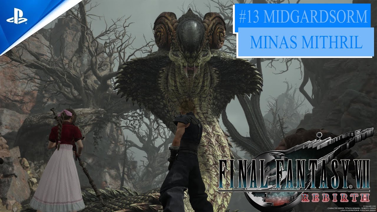 FINAL FANTASY VII REBIRTH - #13 Midgarsorm, Minas Mithril | 4K60FPS ...
