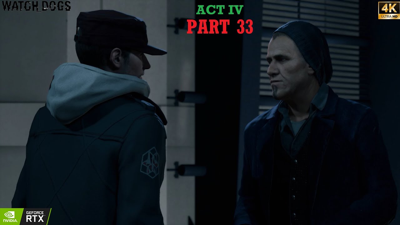 Watch Dogs Part 33 IN PLAIN SIGHT Gameplay Walkthrough 4K Ultra ...