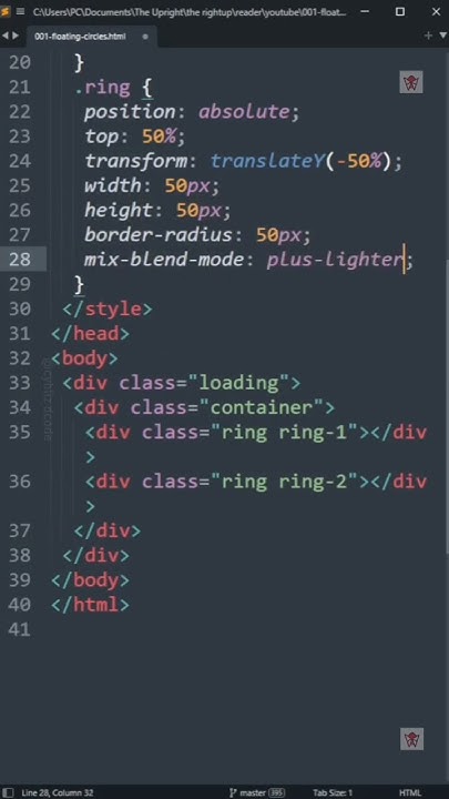 FLOATING CIRCLES | html&css | #shorts #viralvideo #trending #code #viral #coder #trend #html ...
