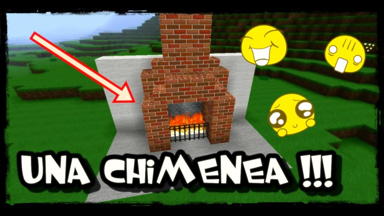 Como hacer una CHIMENEA en MINECRAFT 1.8/1.9/1.10 | FUNCIONA | Mod ...