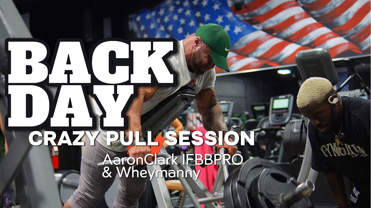 BACK DAY WITH COACH Aaron Clark IFBB PRO - YouTube