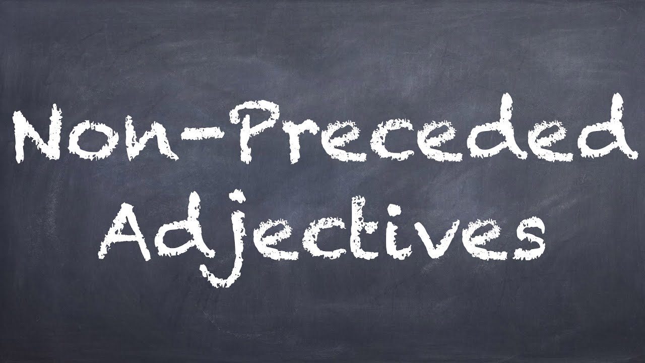Non-Preceded Adjectives - German 2 WS Explanation - Deutsch lernen ...