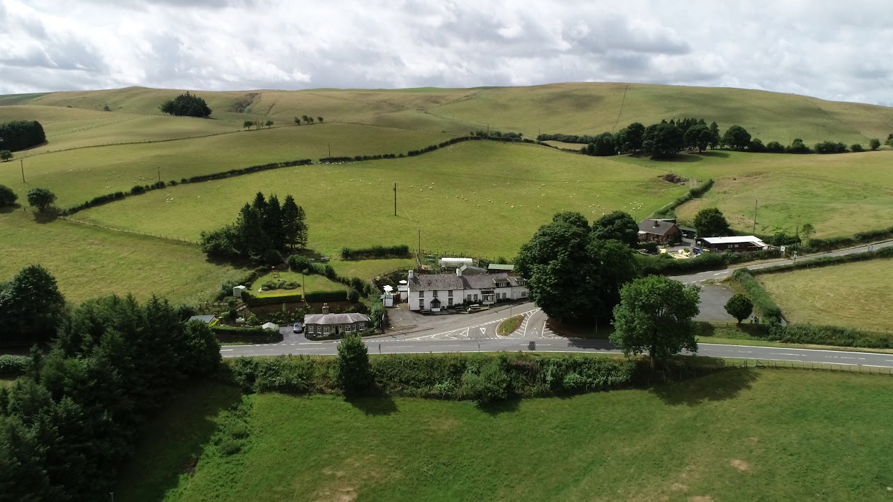 Aerial video of The Fforest Inn - YouTube