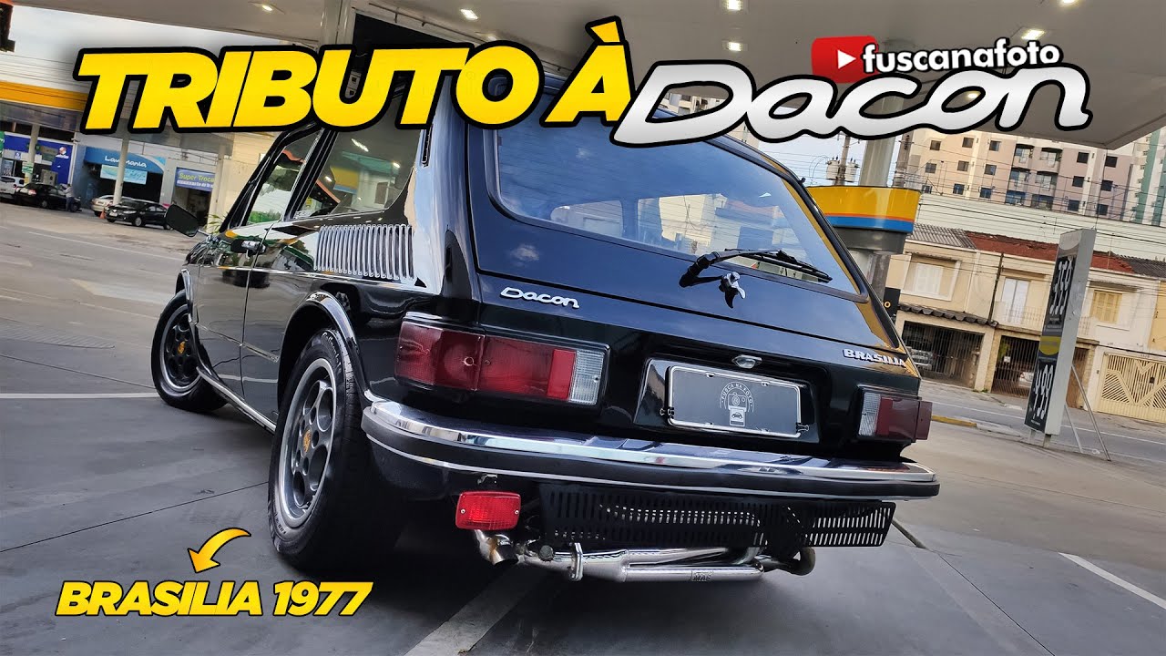 GANHOU NA RIFA E TRANSFORMOU EM UM TRIBUTO A DACON | VW BRASILIA 1977 PODE SER SUA! Fusca na ...