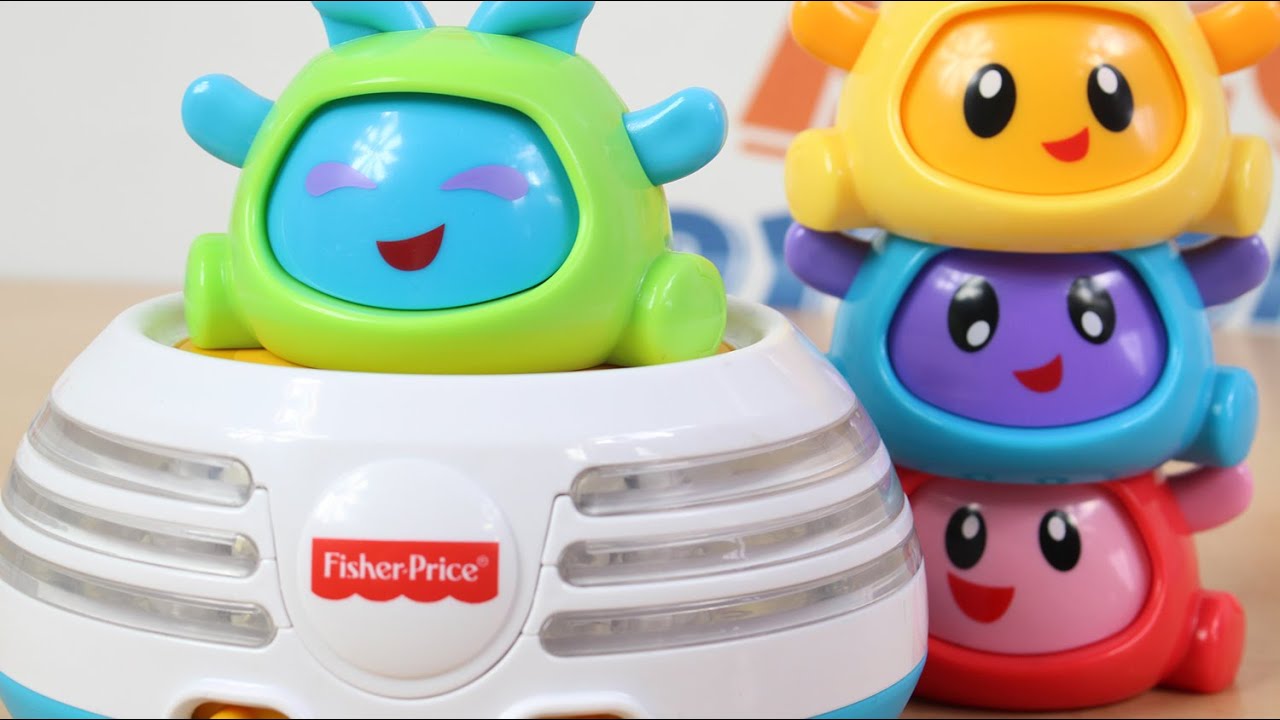Fisher-Price - Muzyczna Piramidka Bebo / Bright Beats Build-a-Beat ...