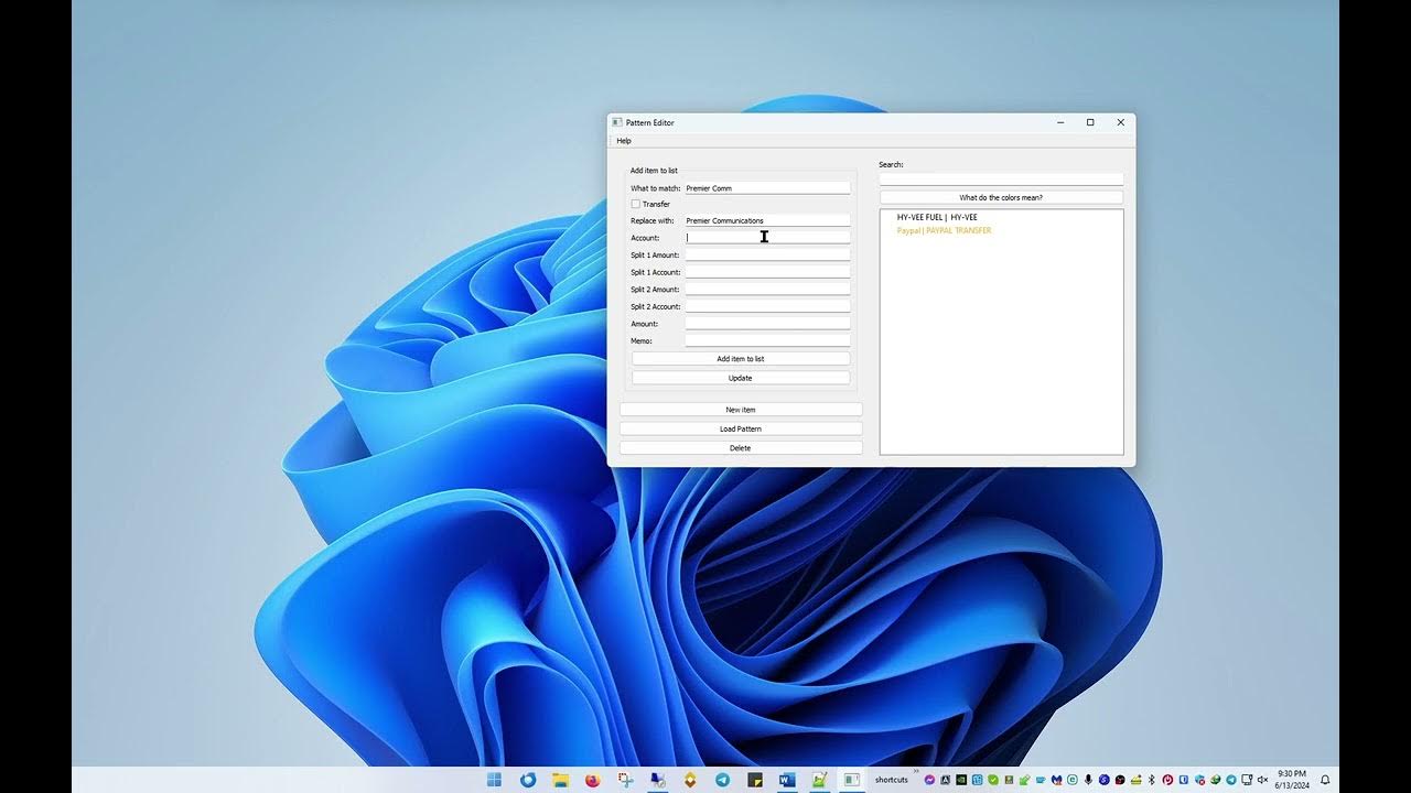 Lesson 2 : Creating and using a pattern file - YouTube
