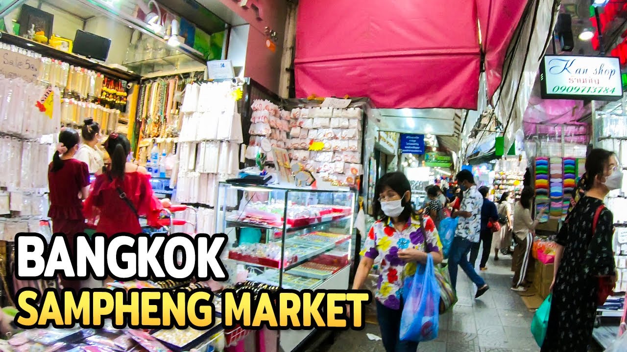 [4K] SAMPHENG MARKET, the largest wholesale market | Bangkok Walking ...