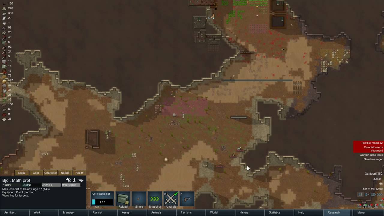 Rimworld Alpha 13 - Ep.11 - Arbitration Realistic Research modpack ...