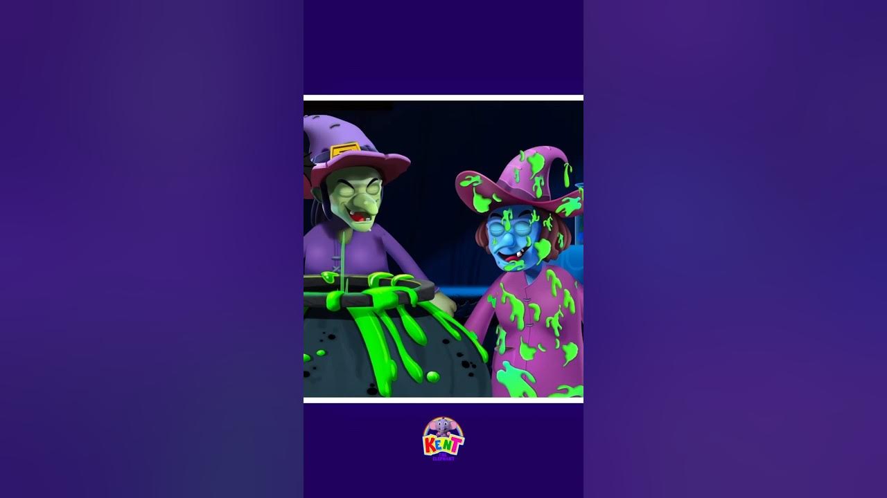 3 Little Witches Song V1 🧙‍♀️🎵 #shorts #halloween #kidssong - YouTube