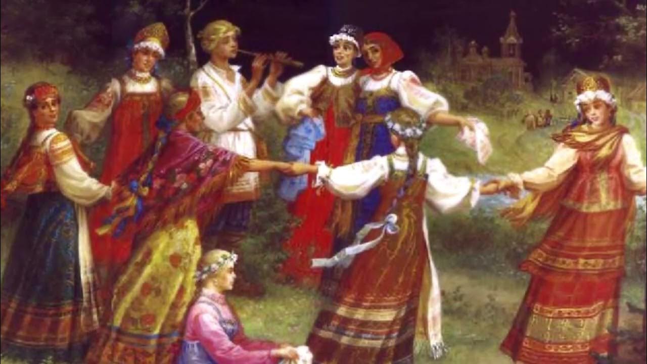 Russian folk traditional music / Beautiful Russian music on the gusli ...