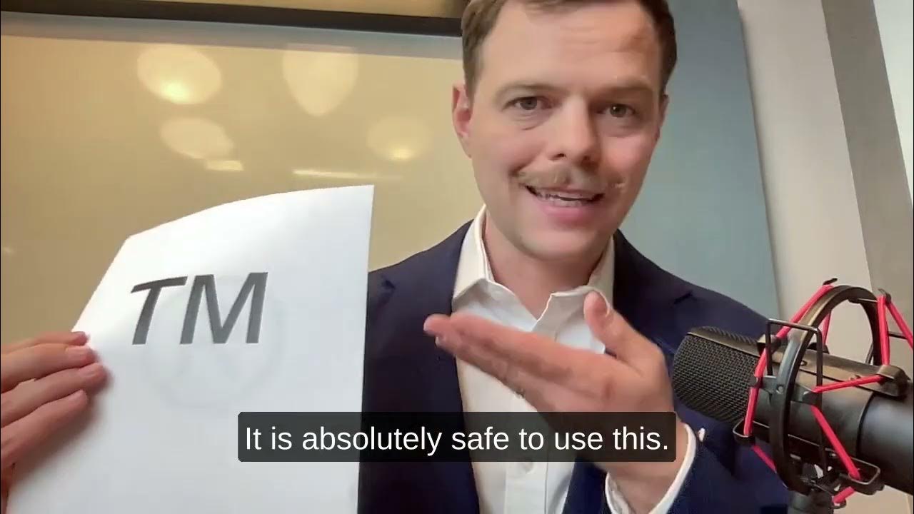 How to use ®,™, © correctly? - YouTube