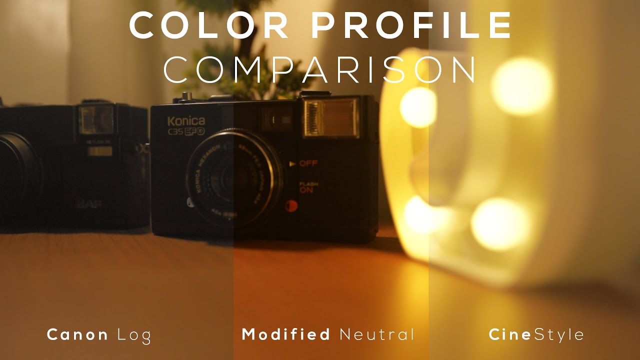 EOS RP C-Log Vs Modified Neutral Vs CineStyle || Ungraded vs Color ...