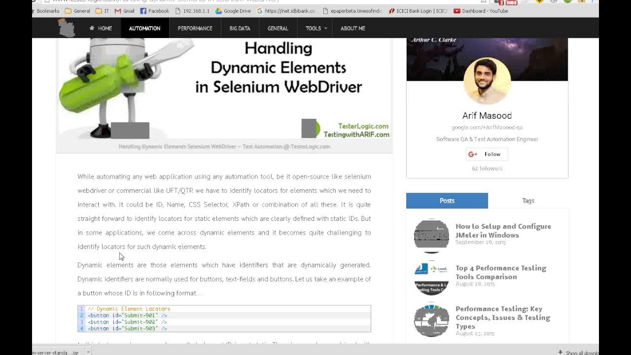 Selenium: How to handle dynamically changing objects or locators with Selenium? - YouTube