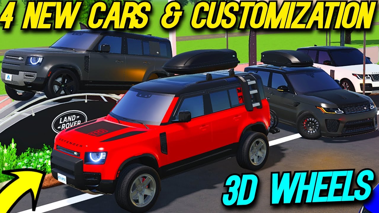 HUGE NEW UPDATE, 4 LICENSED CARS, CUSTOMIZATION & 3D RIMS IN GREENVILLE ...