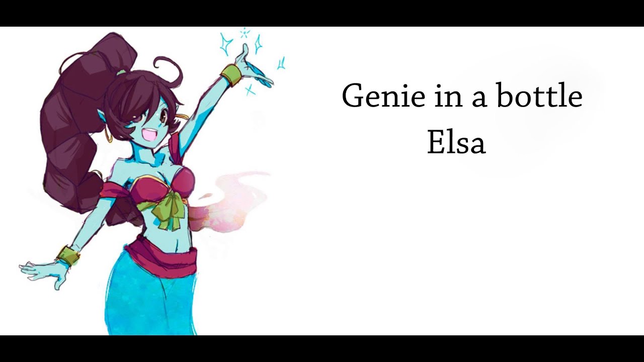 Genie In a Bottle - Elsa - YouTube