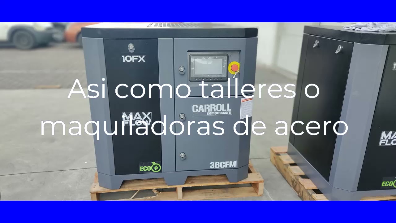 Compresores de Tornillo Max Flow de Carroll - YouTube